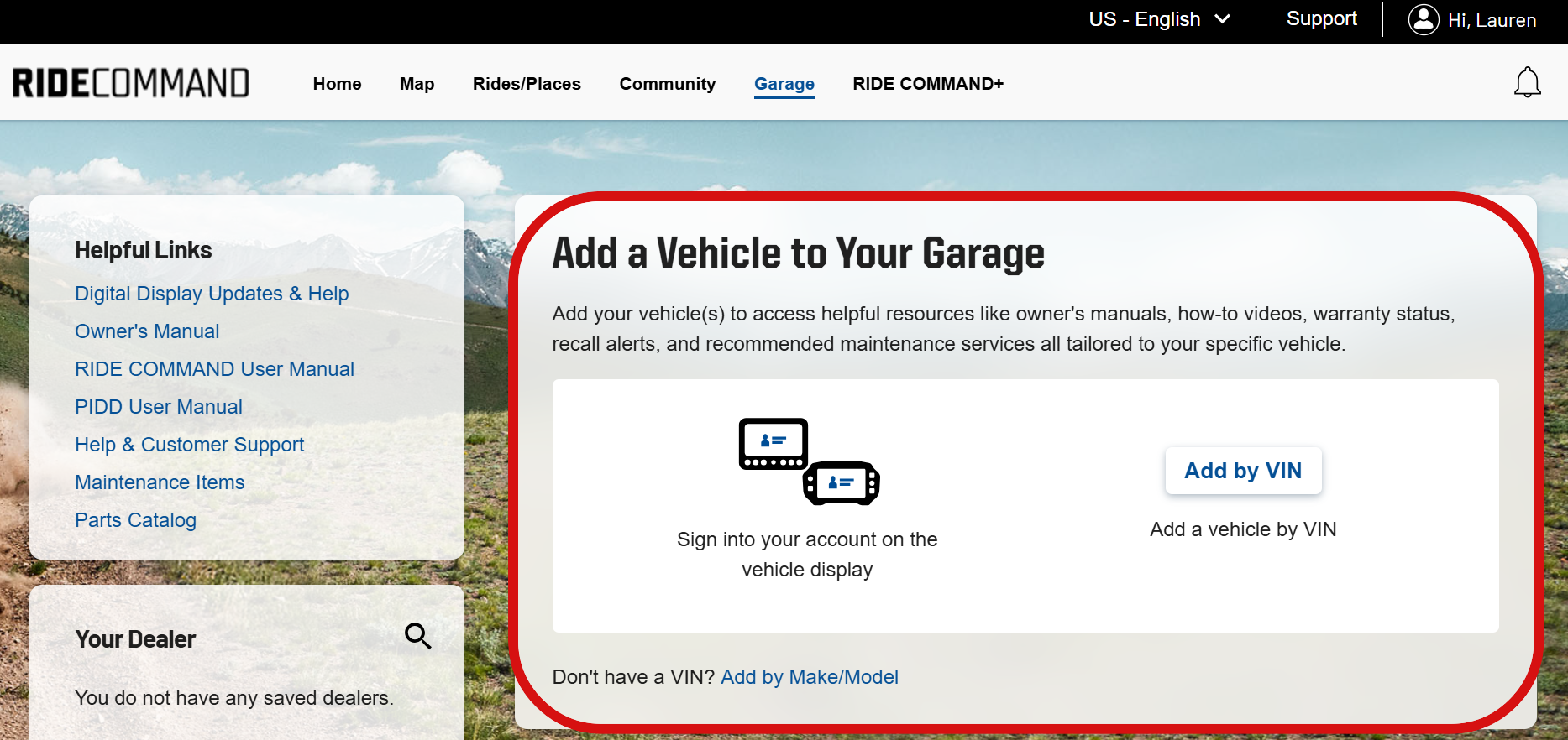 How to Add a Vehicle to Your Garage | Polaris Off-Road