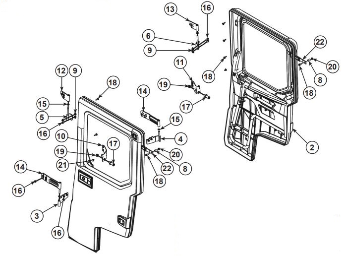 Parts for RANGER Doors | Polaris RANGER