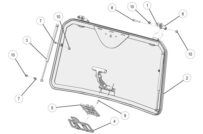 Parts for GENERAL Windshields | Polaris Government & Defense